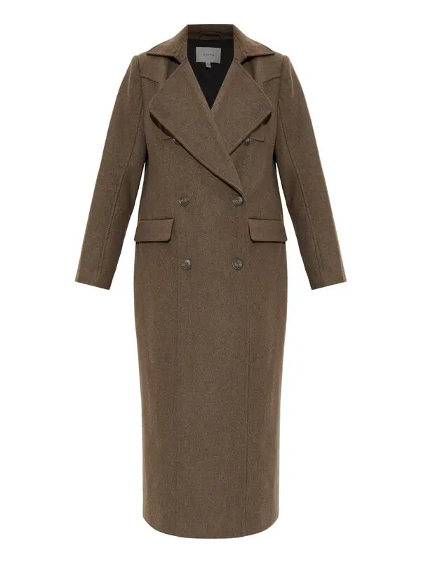 GESTUZ Gzzinka Long Coat - Brown