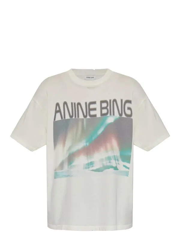 ANINE BING Cade T-shirt - Cream
