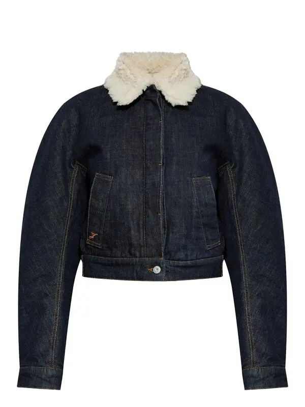 Jacquemus Denim Jacket - Navy Blue