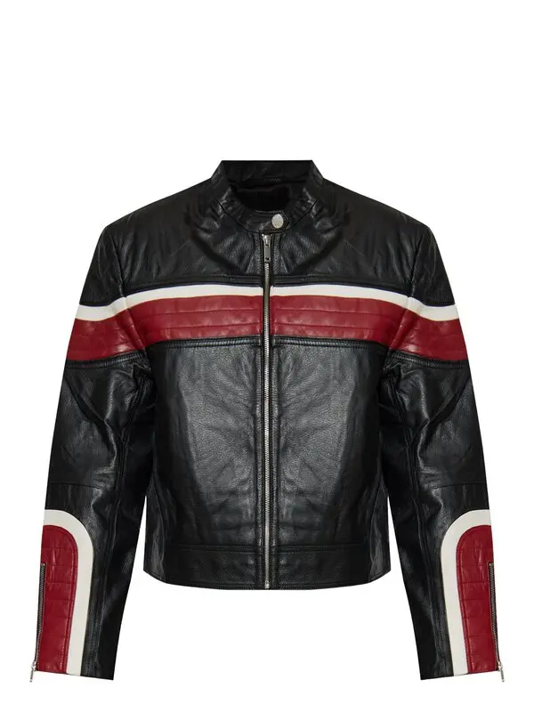 GESTUZ Leather Jacket - Black