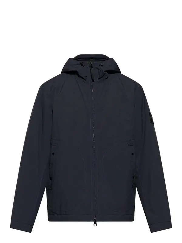 Stone Island Hooded Jacket - Navy Blue