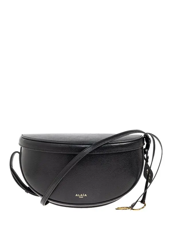 Alaïa Hip Shoulder Bag - Black