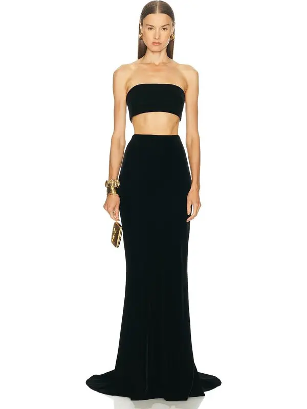 Carolina Herrera Bandeau Top - Black