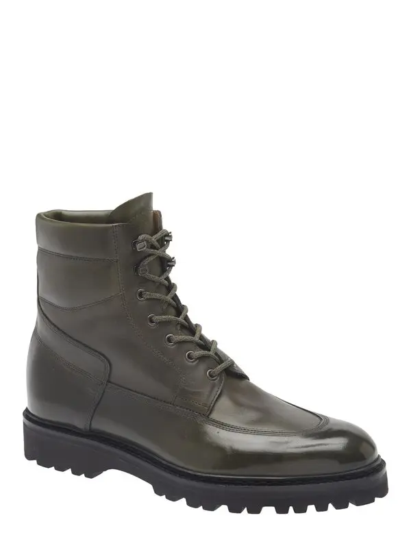 John Lobb Peak Longwing Lace-up Boot - Dark Green