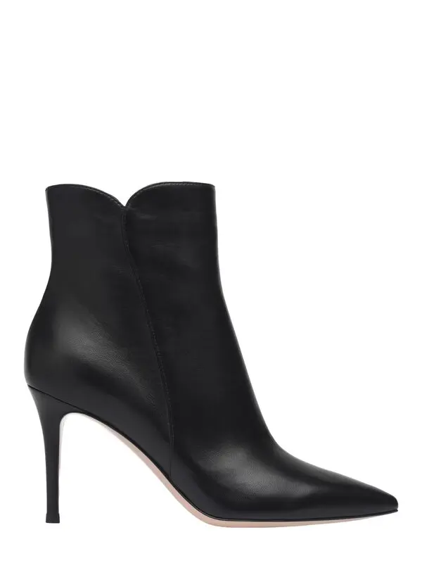 GIANVITO ROSSI Levy 85 Ankle Boots - Black - Nappa