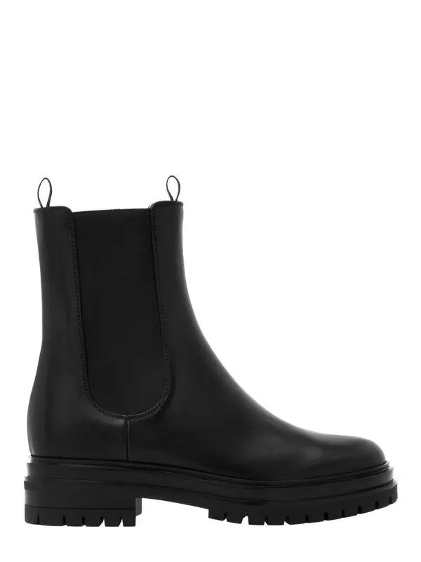 GIANVITO ROSSI Chester Chelsea Boots - Black - Calf