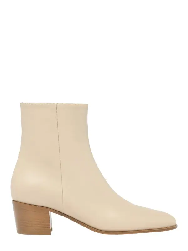 GIANVITO ROSSI Spencer Almond-toe Booties - Brown