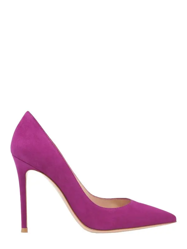 GIANVITO ROSSI 105 Suede Pumps - Pink - Suede