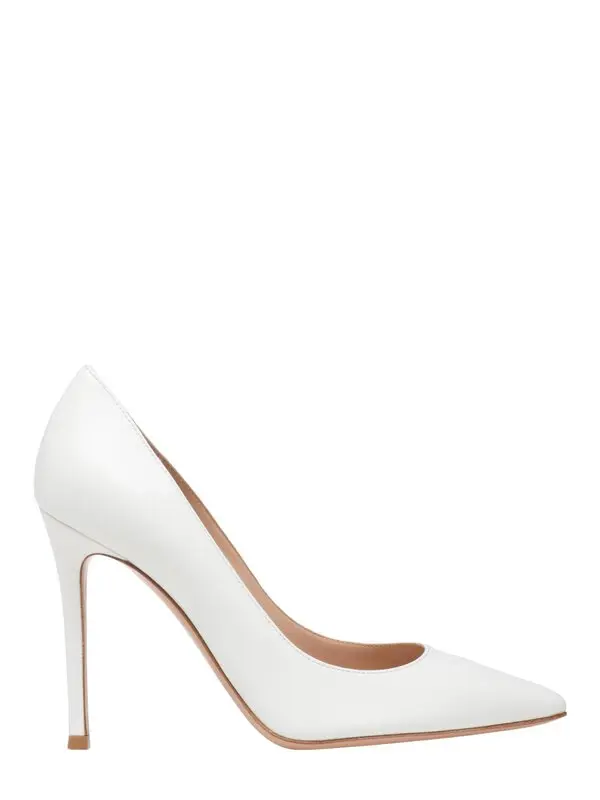 GIANVITO ROSSI 105 Pumps - White - Nappa