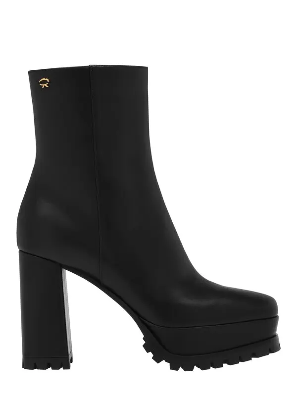 GIANVITO ROSSI Harlem Ankle Boots - Black - Calf