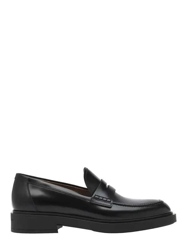 GIANVITO ROSSI Harris Loafer - Black - Calf