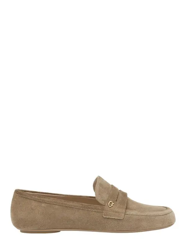 GIANVITO ROSSI Giorgia Loafer - Brown - Suede