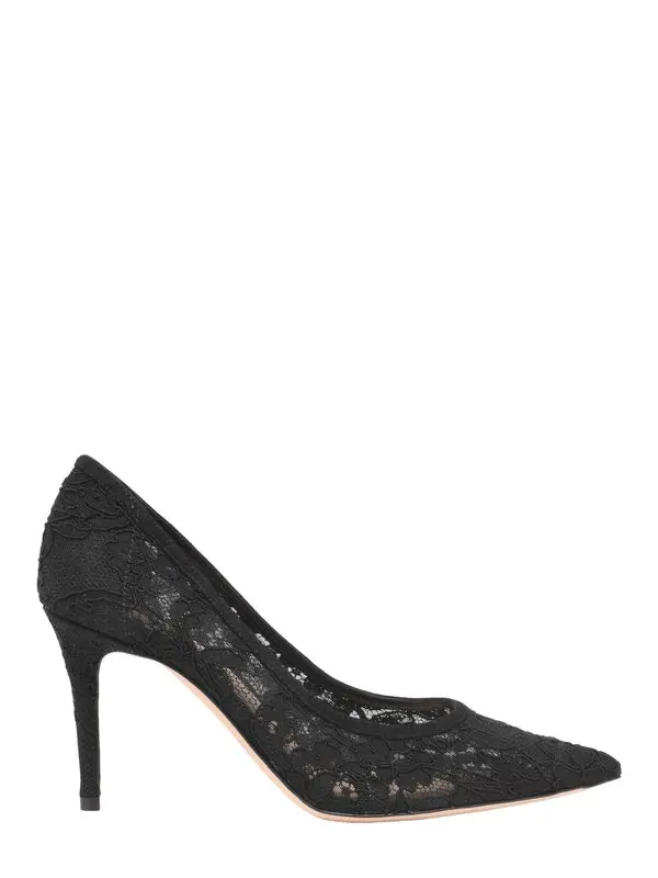 GIANVITO ROSSI Claudia 85 Pump - Black - Lace