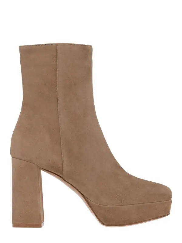 GIANVITO ROSSI Daisen Ankle Boots - Brown - Suede