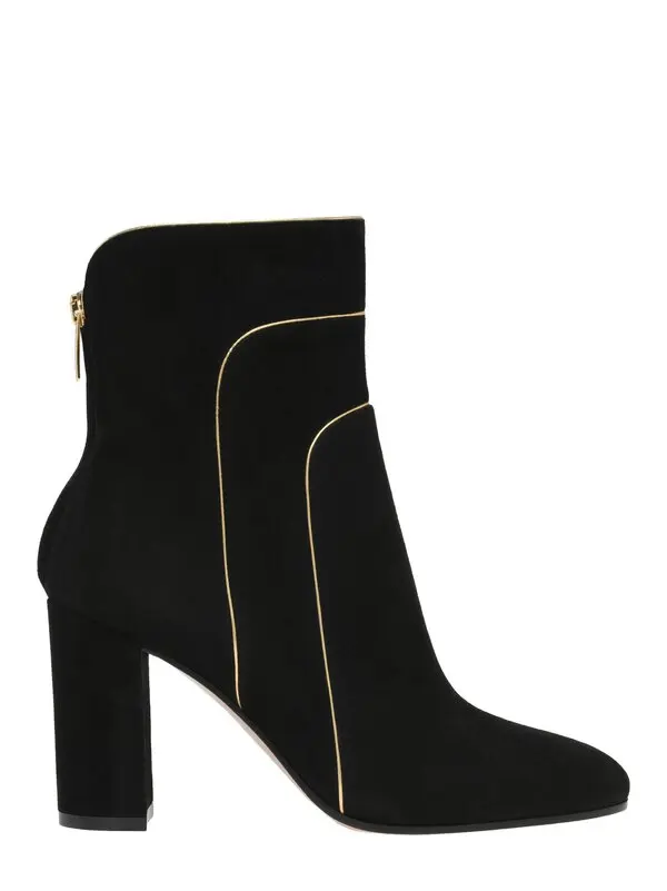 GIANVITO ROSSI Juliette Bootie - Black - Suede
