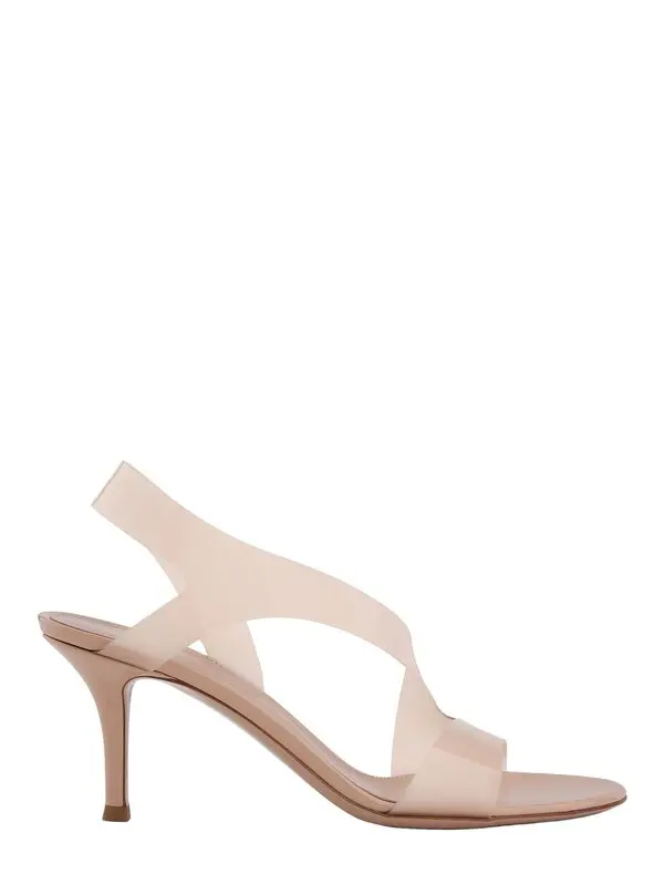 GIANVITO ROSSI Metropolis 70 Sandal - Neutrals - Tpu