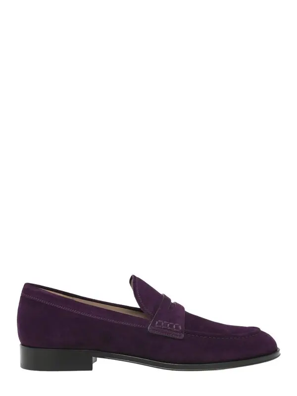 GIANVITO ROSSI George Loafer - Purple - Suede Leather