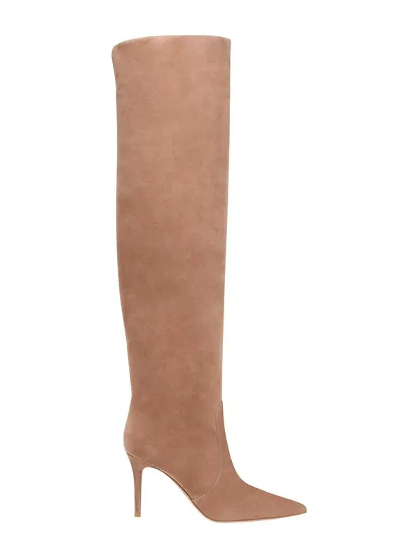 GIANVITO ROSSI Hansen Cuissard Over-the-knee Boots - Pink - Suede