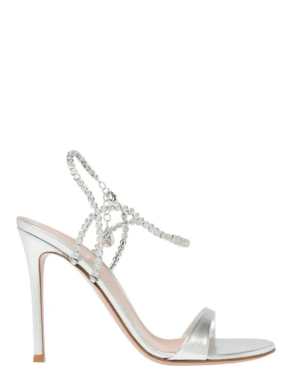 GIANVITO ROSSI Eternity Sandals - Silver - Metallic Nappa
