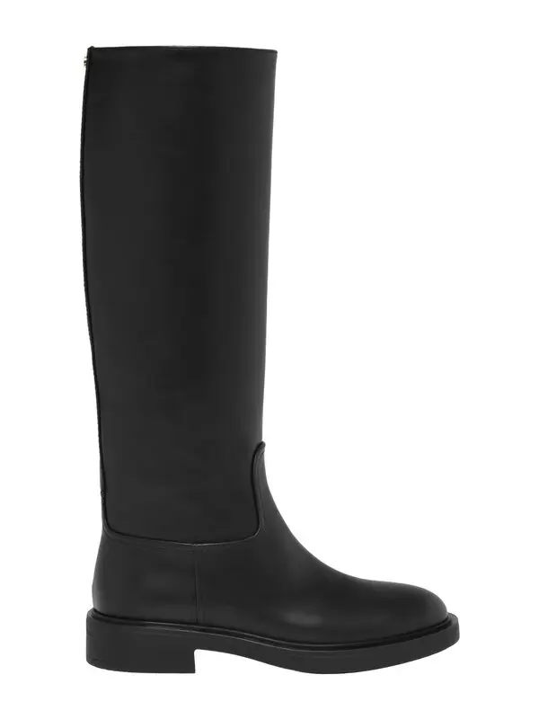 GIANVITO ROSSI Ascott Knee High Boots - Black - Calf
