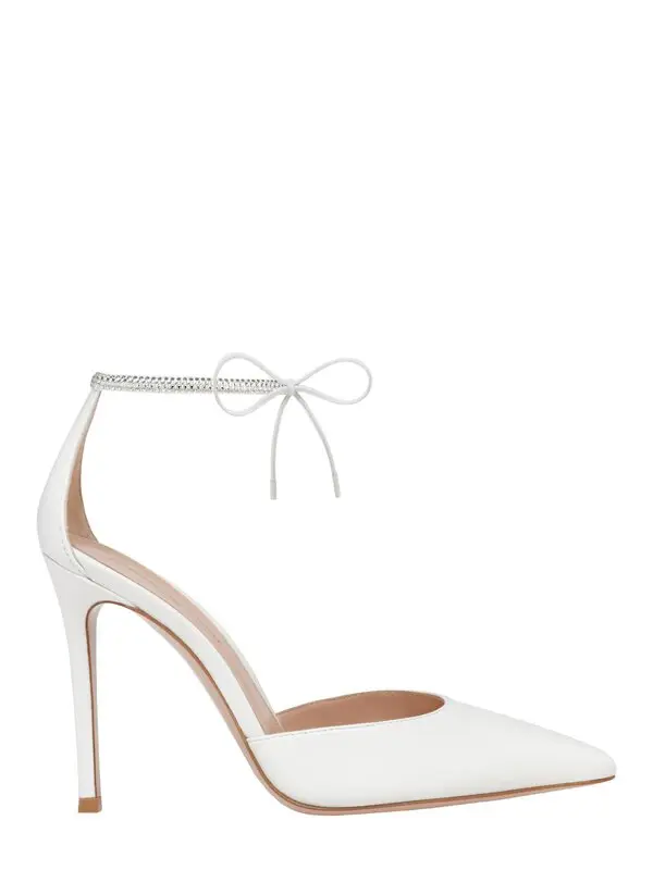 GIANVITO ROSSI Montecarlo D'orsay Pumps - White - Nappa