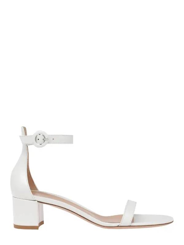 GIANVITO ROSSI Gaeta 45 Sandals - White - Nappa