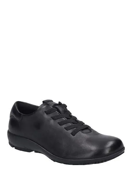 Josef Seibel Lace-up Leather Sneaker - Black