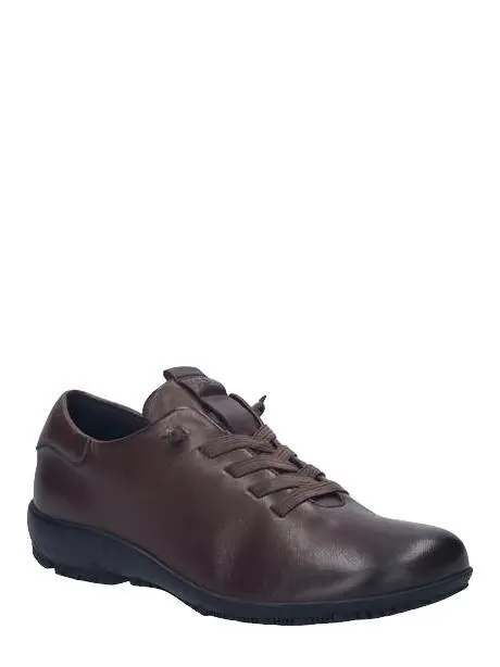 Josef Seibel Lace-up Leather Sneaker - Moro