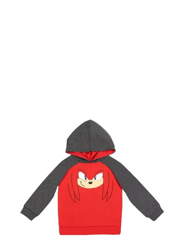 SEGA Sonic The Hedgehog Pullover Hoodie - Knuckles Red