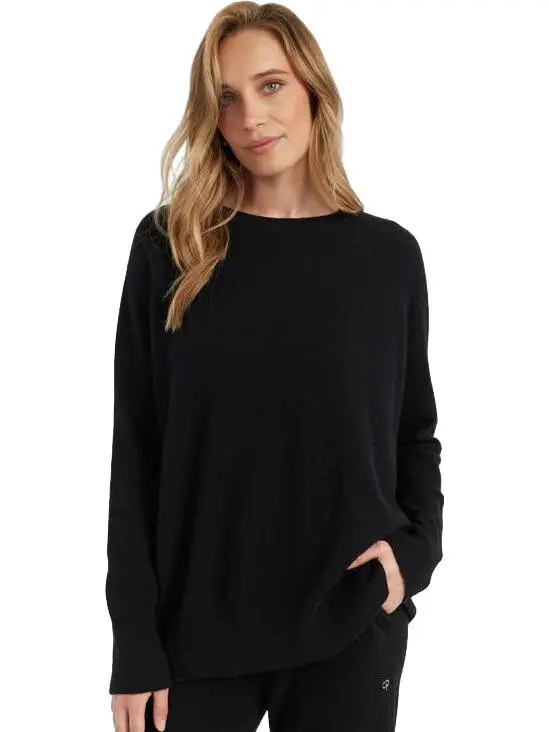 Chinti & Parker Pure Cashmere Slouchy Sweater - Black