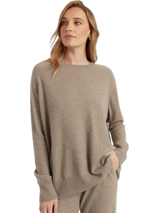 Chinti & Parker Pure Cashmere Slouchy Sweater - Warm Oatmeal