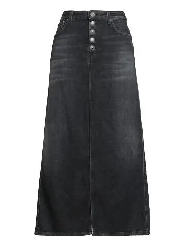 DONDUP Denim Flared Skirt - Black