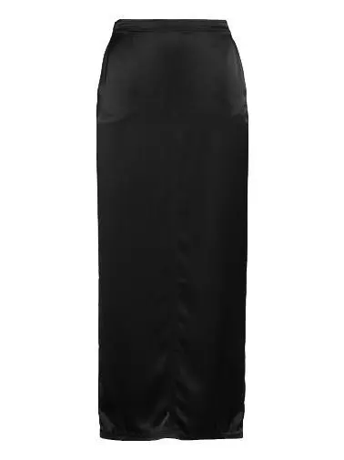 Pinko Acetate-polyester Maxi Slip Skirt - Black