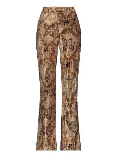 SEVENTY VENEZIA Floral Design Flared Pants - Beige
