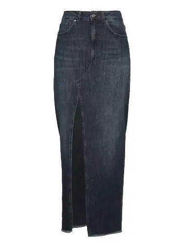 DONDUP Flared Denim Skirt - Blue