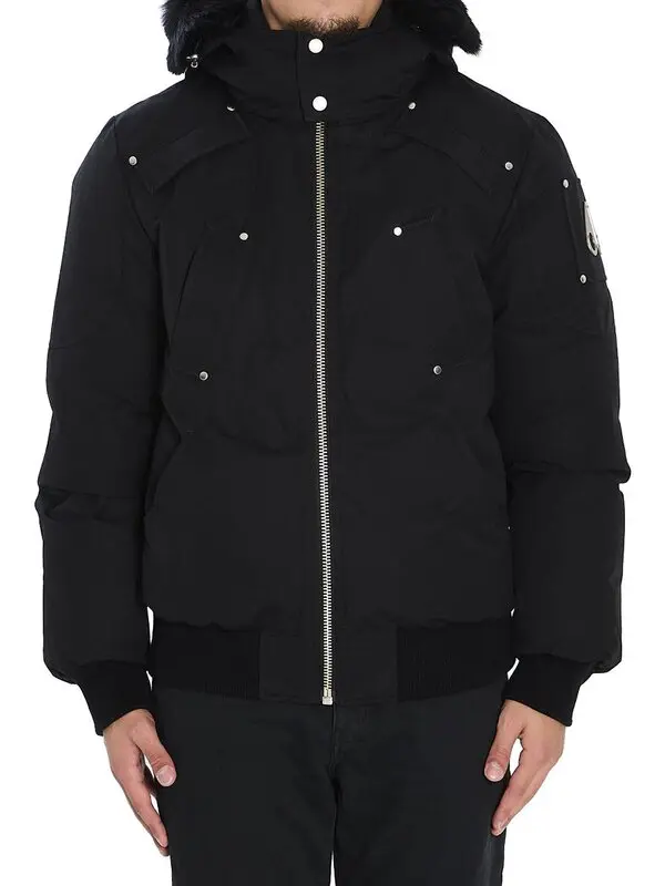 Moose Knuckles Ballistic Bomber Jacket - Black