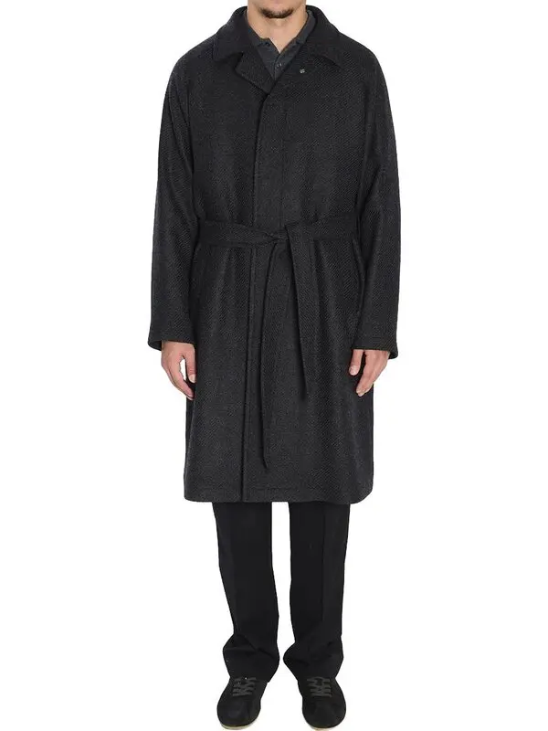 Tagliatore Salomon Midi Coat - Grey