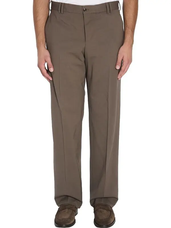 PT TORINO Michael Pants In Wool - Brown