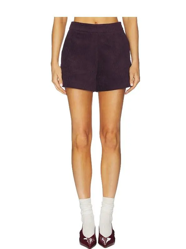 MAUDE CLUB Bianca Short - Maroon