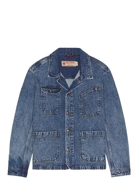 IRON & RESIN Kettle Denim Jacket - Blue