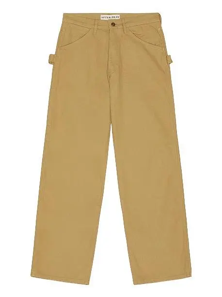 AFTER PRAY Neo Washed Work Pants - Beige