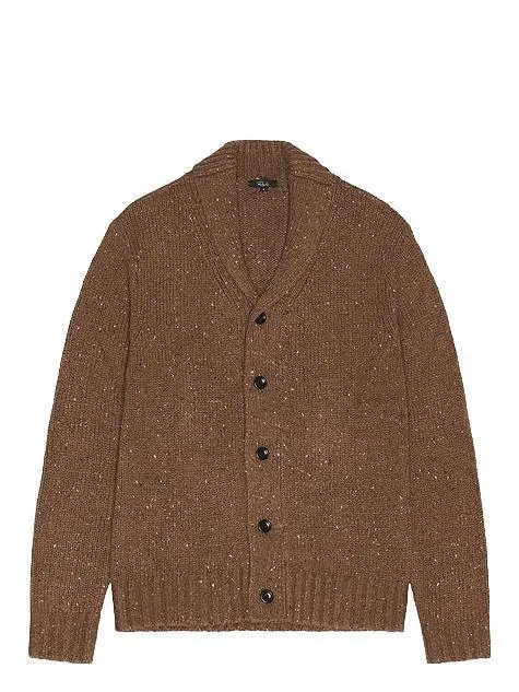 Rails Corden Cardigan - Chestnut Speckle