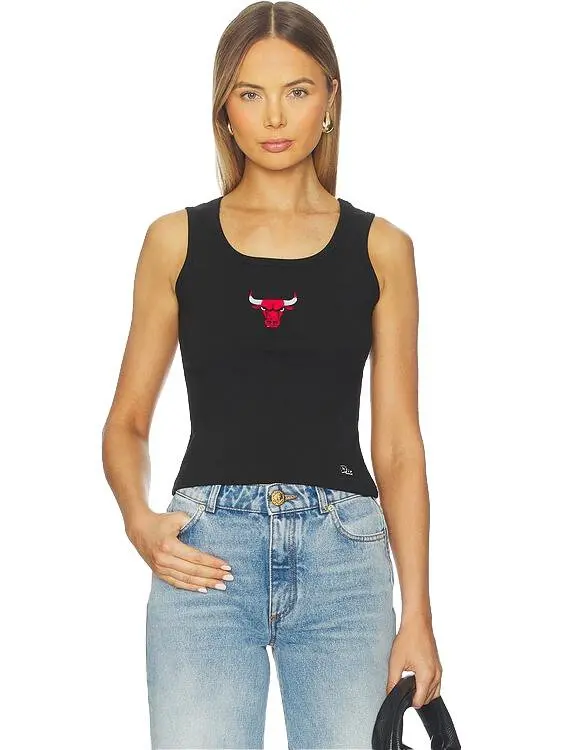 HYPE AND VICE Chicago Bulls Mvp Tank Top - Black