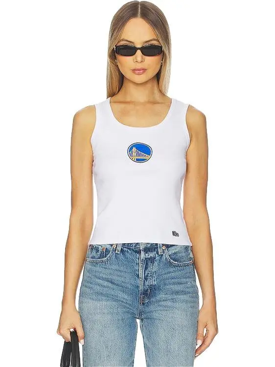 HYPE AND VICE Golden State Warriors Mvp Tank Top - White