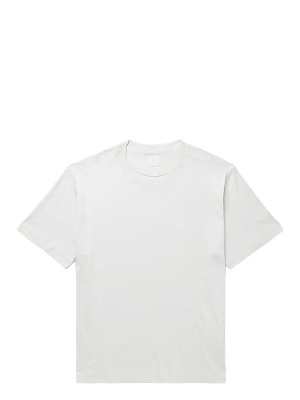 Eleventy Cotton And Modal-blend Jersey T-shirt - Gray