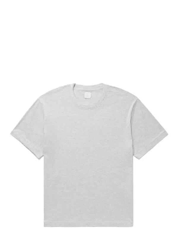 Eleventy Cotton And Modal-blend Jersey T-shirt - Gray