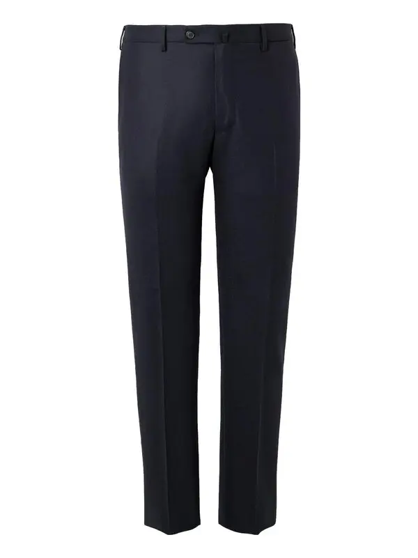 SLOWEAR Slim-fit Wool And Cashmere-blend Suit Trousers - Blue