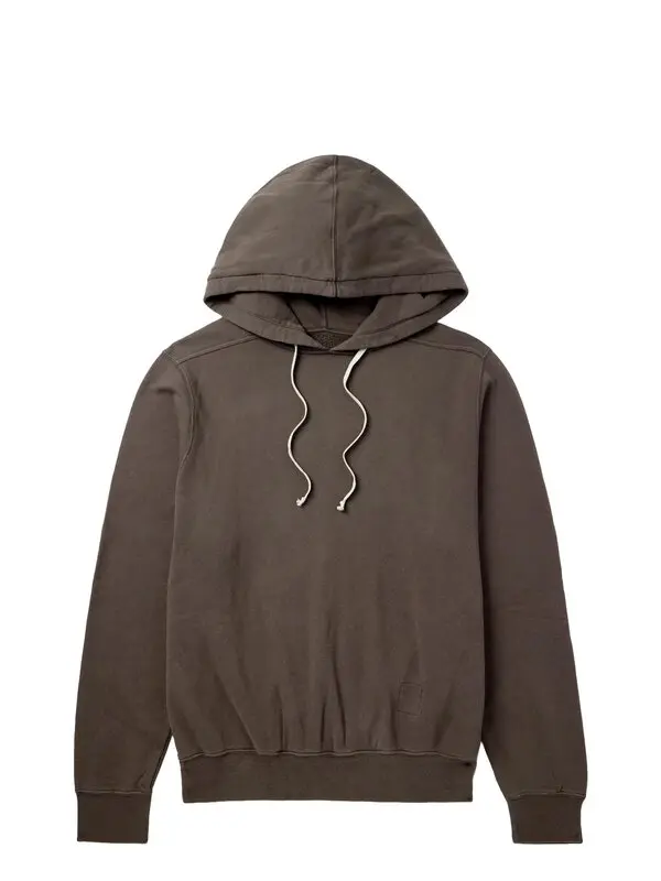 Rick Owens Oversized Organic Cotton-jersey Hoodie - Brown