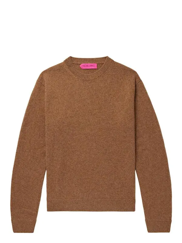 THE ELDER STATESMAN Cashmere Sweater - Brown