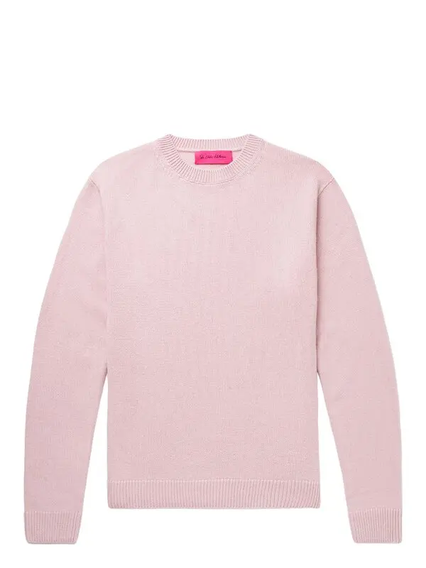 THE ELDER STATESMAN Cashmere Sweater - Pink